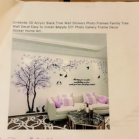 Unitendo | Wall Decor | Large Wall Decal Of Tree Leaves Quote | Poshmark